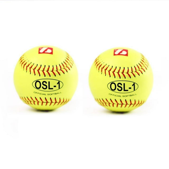 Barnett OSL-1 High Competition SoftBall, Size 12", Yellow, 2 Pieces ...