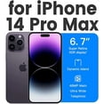 Entronix Privacy Tempered Glass Screen and Lens Protector for iPhone 14 Pro Max, Anti-Spy, 2 ...