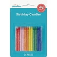 Multicolor Glitter Birthday Candles, 24 Count, by Way To Celebrate ...