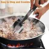 Premium Heat Resistant Meat Chopper Utensil, Ground Beef Burger and ...