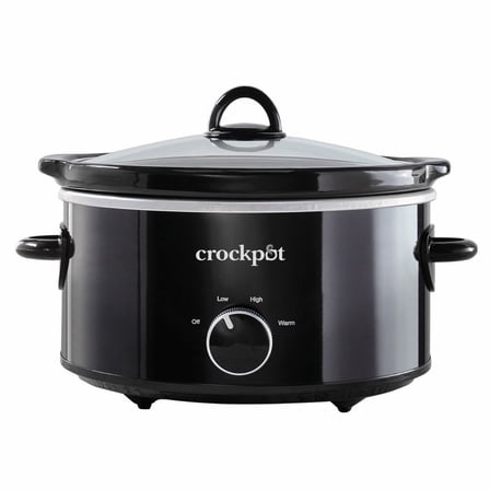 Crock-Pot, Manual 7-Quart Slow Cooker, 2101504, Black - Walmart.com