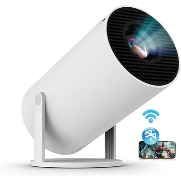 QKK Mini Projector Portable LCD Projector [stand included] Full HD ...