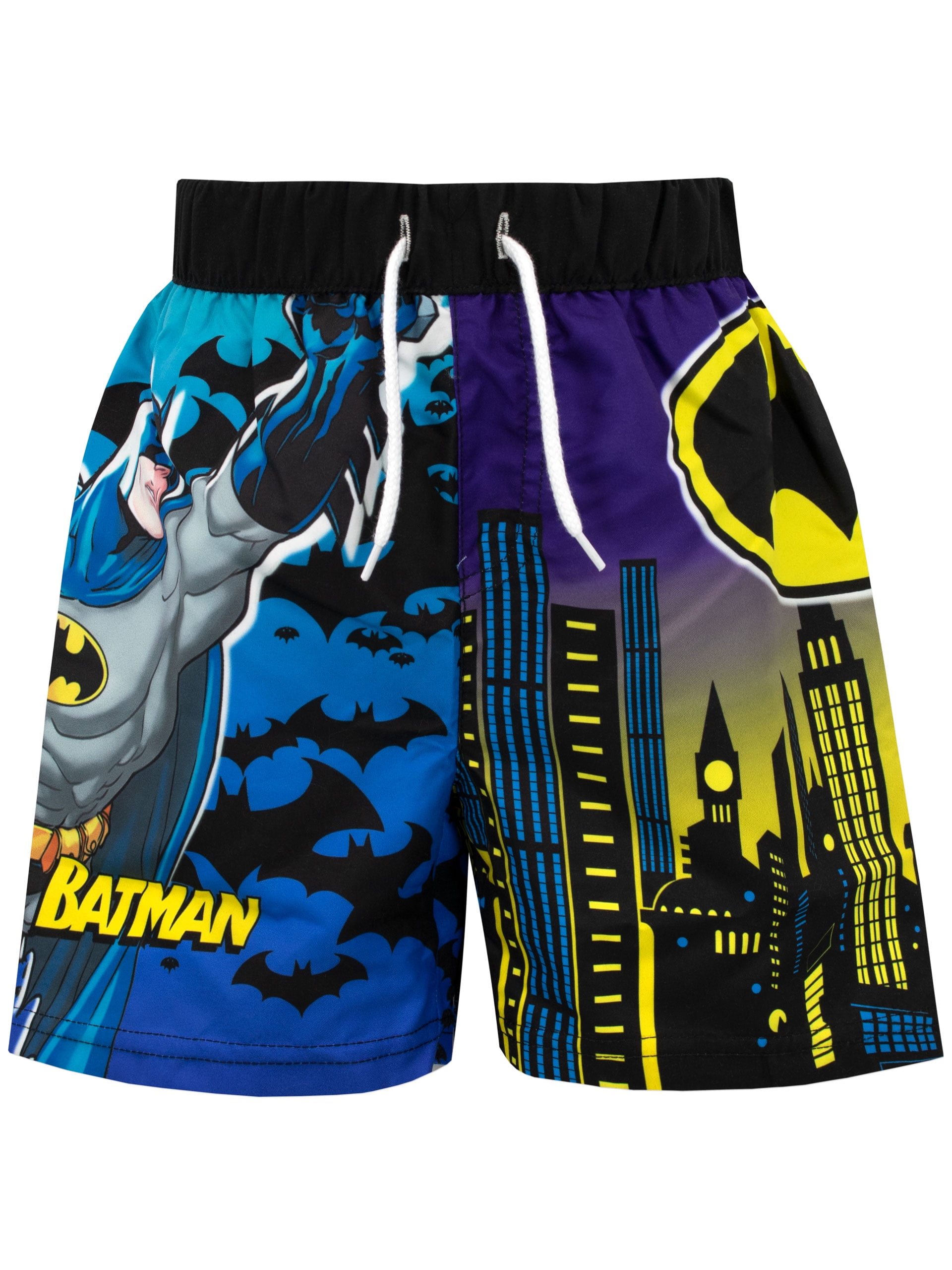 DC Comics Boys Batman Swim Shorts Black Sizes 4-10 - Walmart.com