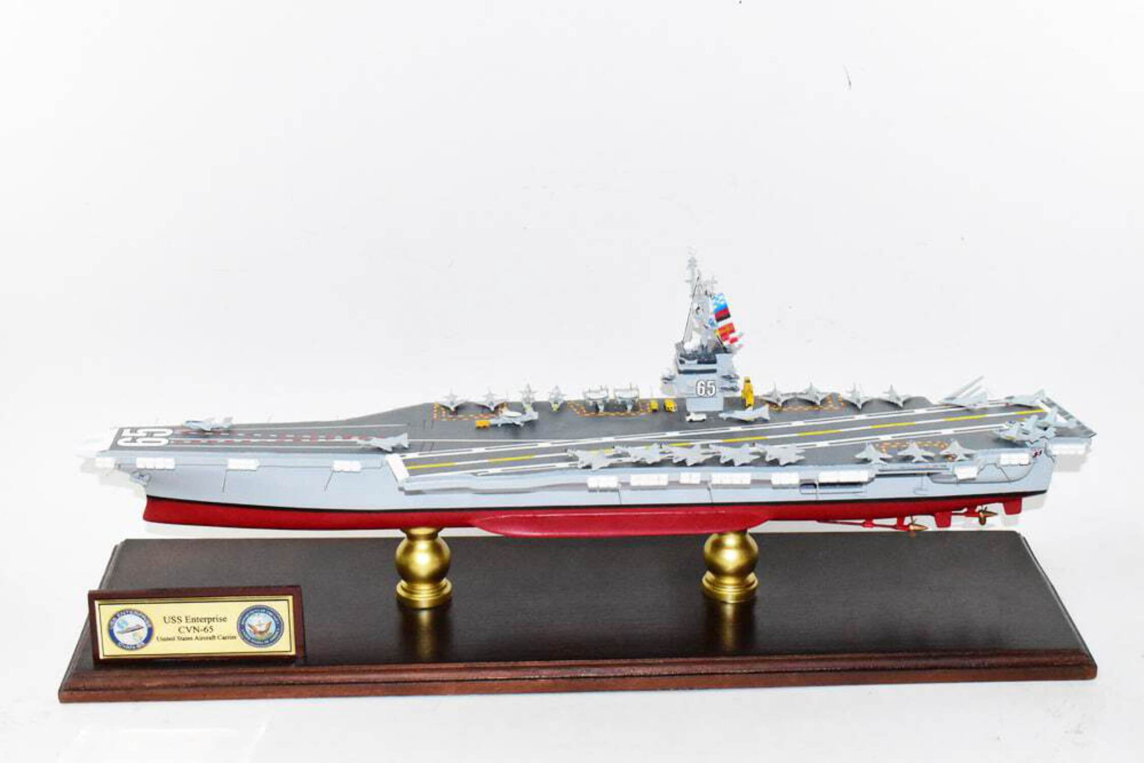USS Enterprise (CVN-65) Aircraft Carrier Model - 24 inch,Navy,Scale ...