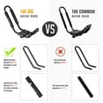 AA Racks - Kayak J-Rack Set w/ Heavy Duty Extended Bolts + Heavy duty 1 ...