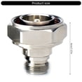 L29 7/16 DIN Male Plug to Female Port Coaxial Straight Connectors ...