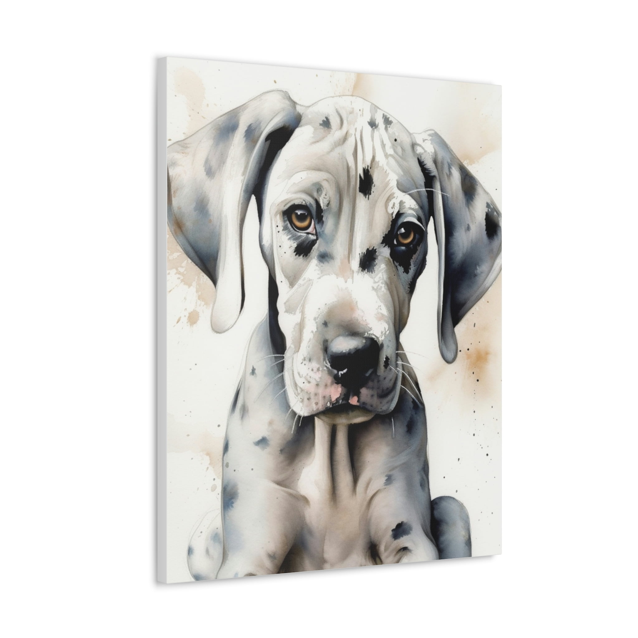Watercolor Great Dane Painting - Nursery Collection - Bedtime Stories ...