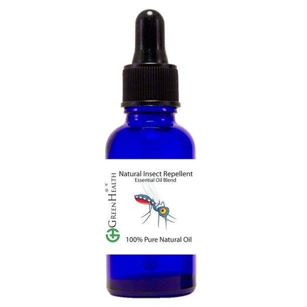 ALL NATURAL INSECT REPELLENT BLEND - 15 mL Cobalt Blue Bottle w/ Glass ...