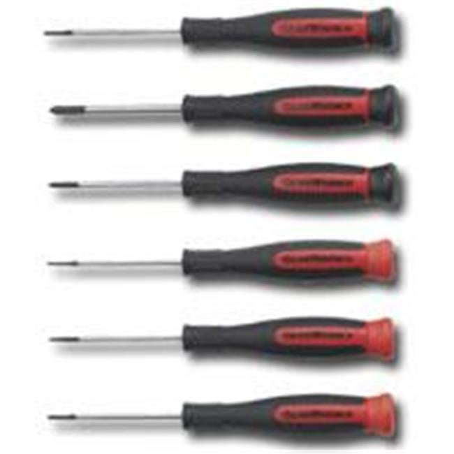 6 Piece Mini Phillips/Slotted Screwdriver Set - Walmart.com