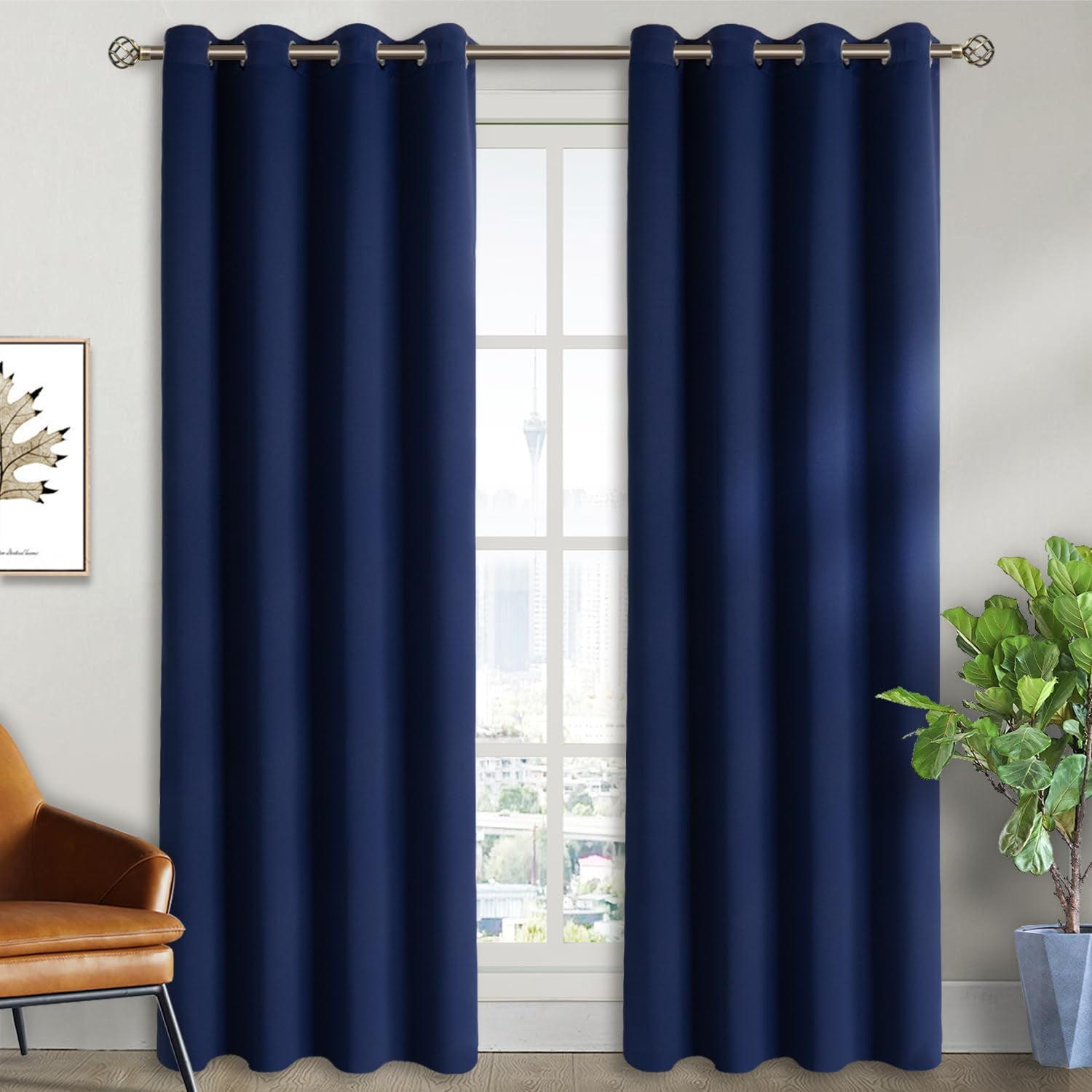 Click here for Siabc-Blackout Curtains - Grommet Thermal Insulate... prices