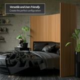 6 ft. Tall Bamboo Wave Screen - Natural - Walmart.com