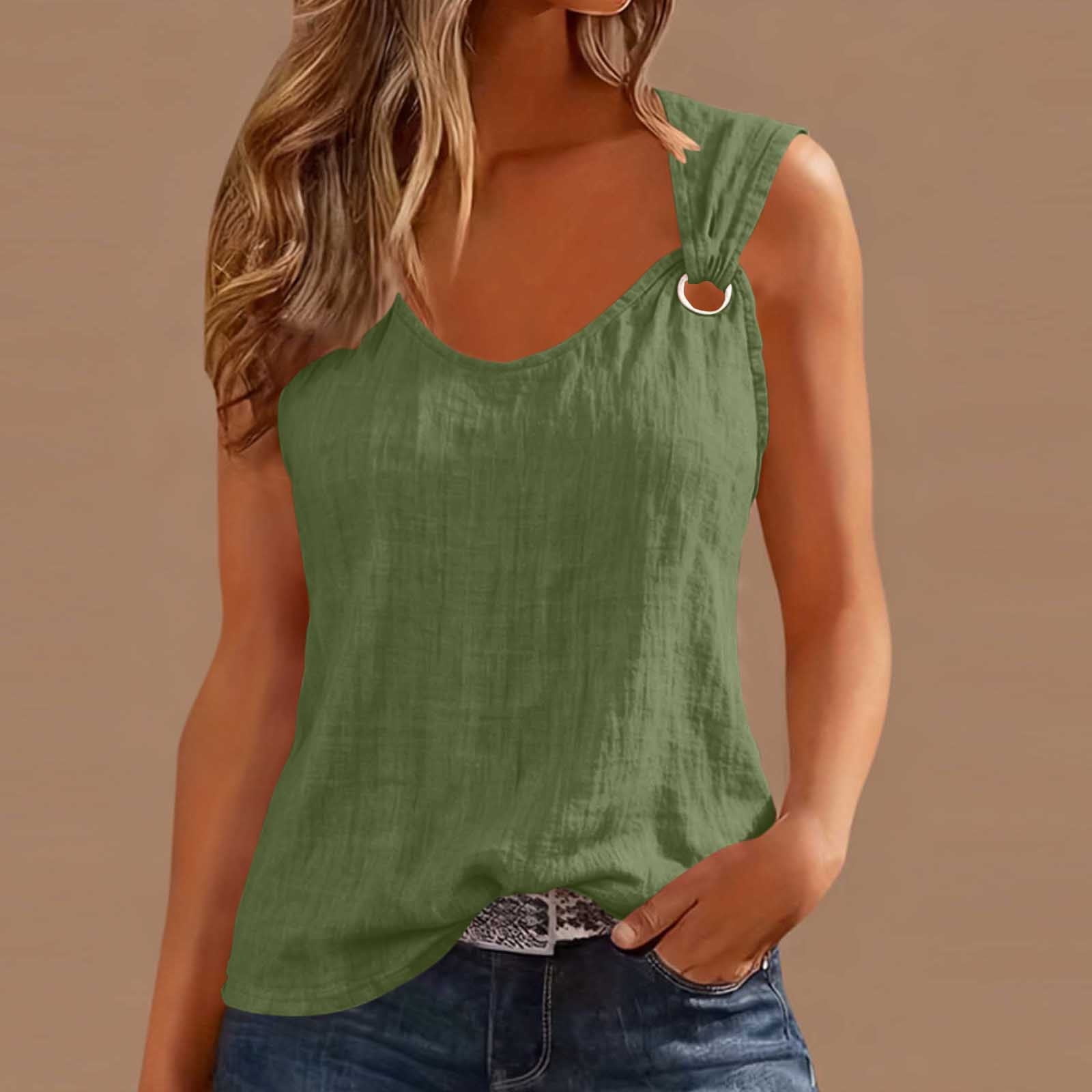 Click here for Hongqid Womens Trendy Summer Tank Tops Casual Ladi... prices