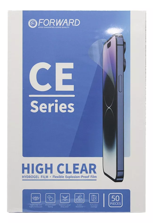 Paquete 50 Micas Hidrogel Transparente 7 Pulgadas Forward | Bodega ...