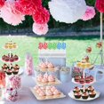 3 Tier White Plastic Cupcake Stand 10 Count Serving Set for Party and ...