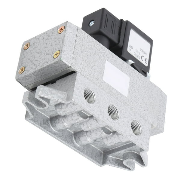Válvula solenoide, válvula solenoide de 2 posiciones y 5 vías, válvula ...