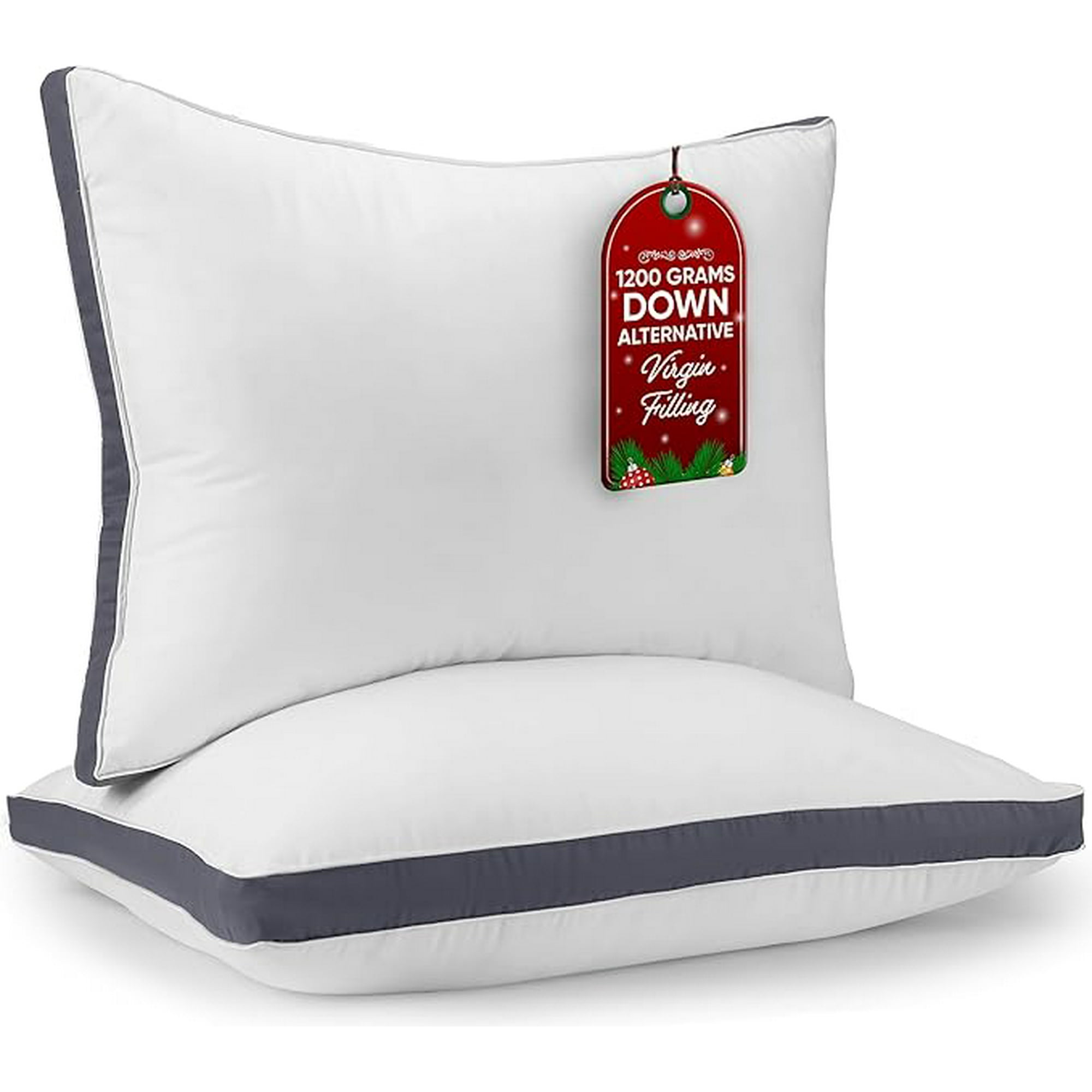 Click here for Beddora Queen Size Gusseted Bed Pillows  Set Of 2... prices