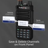 Radioddity MU-5 Handheld MURS Radio, License Free, Rechargeable ...