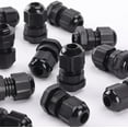 Bates- Cable Gland, PG7, 20 Pack, 3-6.5 mm Cable Gland Connectors ...