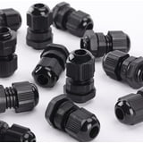 Bates- Cable Gland, PG7, 20 Pack, 3-6.5 mm Cable Gland Connectors ...