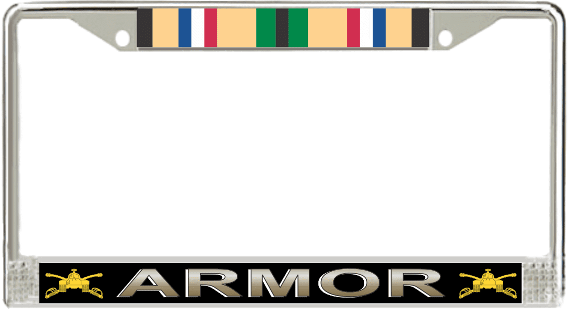 U.S. Army Armor Gulf War Veteran License Plate Frame - Walmart.com