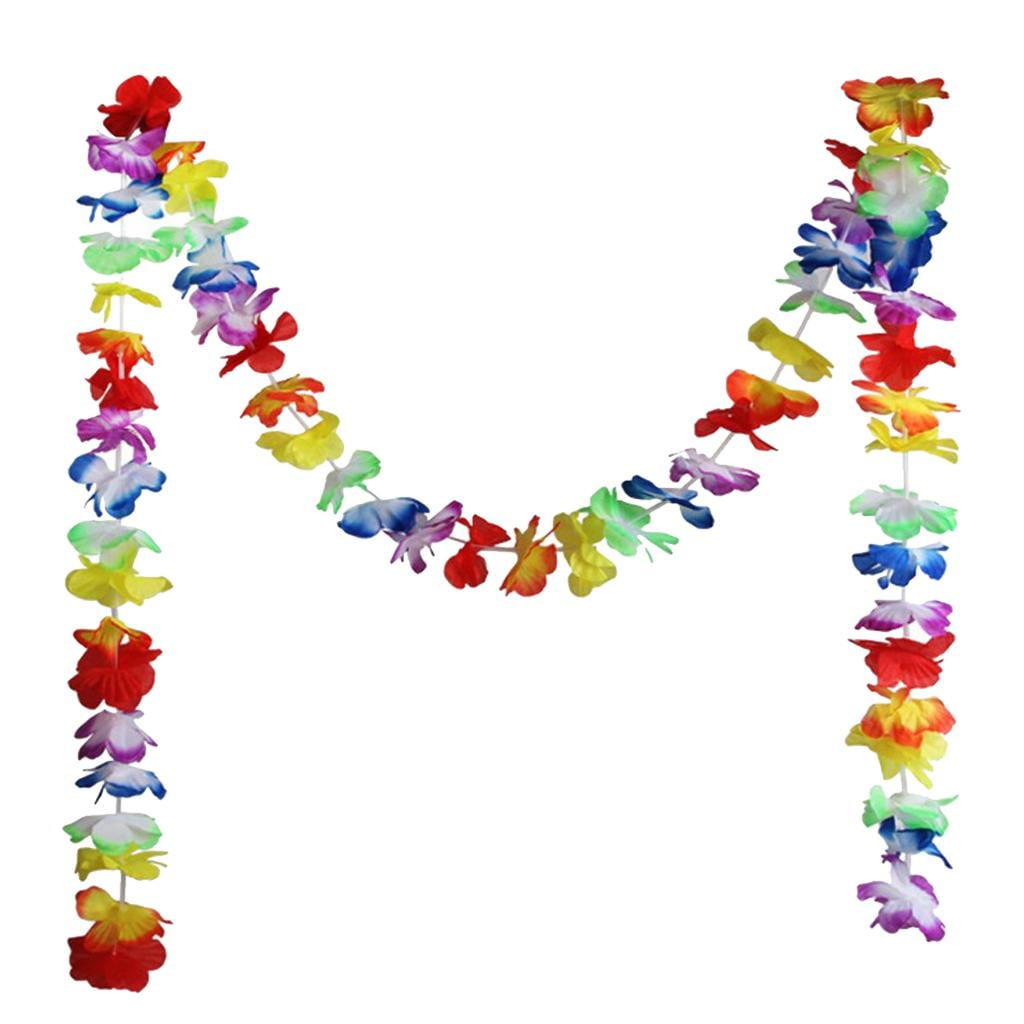 Hawaiian Flower Garland Summer Beach Party Wedding Decor Garland ...