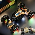 RC Stunt Car with Lights & Music for Kids, 2.4GHz Remote Control Car ...