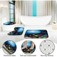 Blue Ocean Bathroom Sets with Rugs and Accessories for Boys and Girls ...