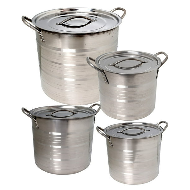 Ollas Con Tapa 8 Piezas Acero Inoxidable Royal Haus Royal Haus Ollas de ...