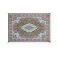 Boho Flower Sun Shade Sail 12'X16' Pink Teal Bohemia Geometric Tribal ...