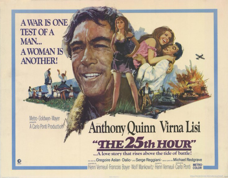 The 25th Hour - movie POSTER (Style A) (11" x 14") (1967) - Walmart.com