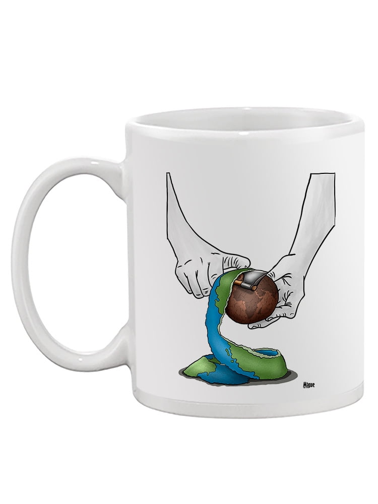 Peeling The Earth Mug - Miguel Morales Designs - Walmart.com