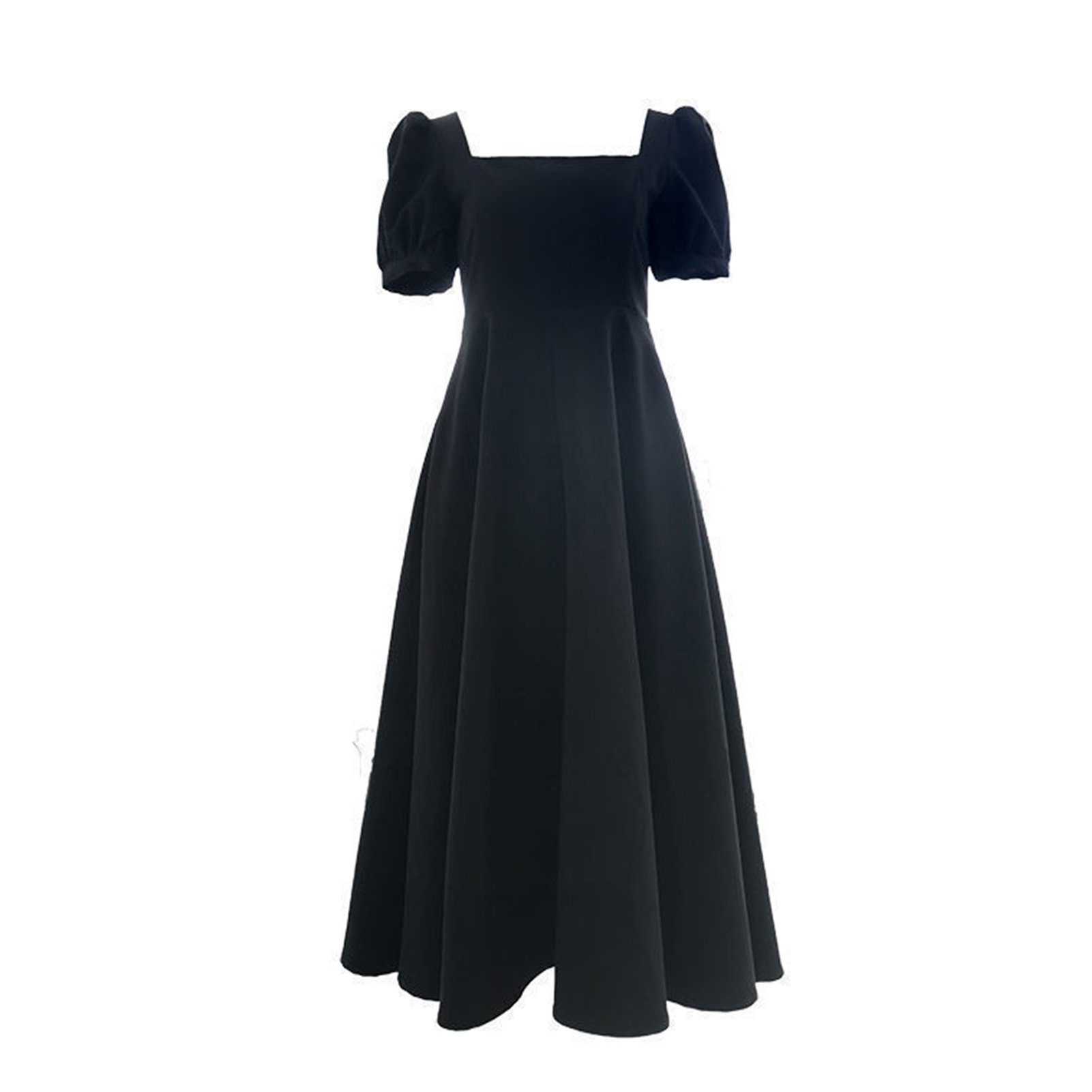 Click here for Mfg2020 Vintage Women Party Dress A Line Long Blac... prices