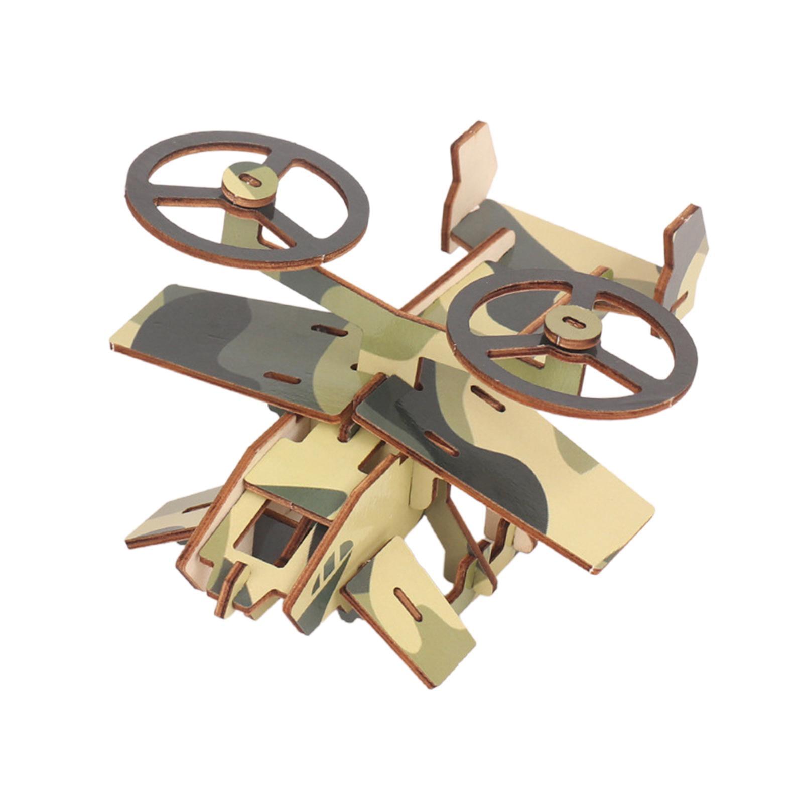 DIY 3D Wooden Puzzle/ Assembly Airplane Model Building / Assemble Model ...