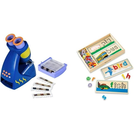GeoSafari Jr. Talking Kids Microscope, Preschool Science Toy, Featuring ...
