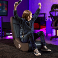 "X Rocker Solo RGB 2.0 Audio Gaming Chair, LED Lighting, 30.1"" x 15.4 ...