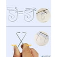 NACETURE 30 Pcs Drop Ceiling Hooks â€“ White Ceiling Hooks & Clips for ...