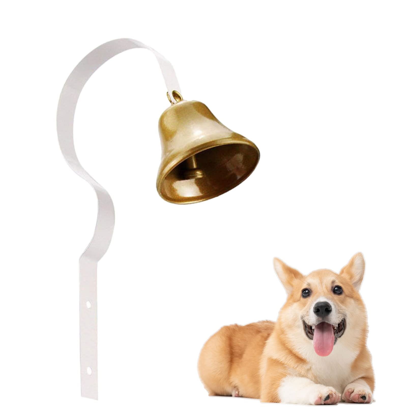 Dog Doorbell,Fixed Metal Dog Doorbell,Dog Bell for Door Potty Training ...