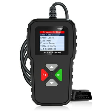 Hyper Tough HT100 Code Reader, 1996 & Newer OBD2 Vehicles, Free Fix ...