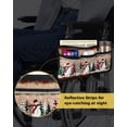 Christmas Wheelchair Bag with Cup Holder Walker Bag with Reflective ...