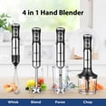 Immersion Hand Blender with 500W Motor and 4-in-1 Attachments for ...