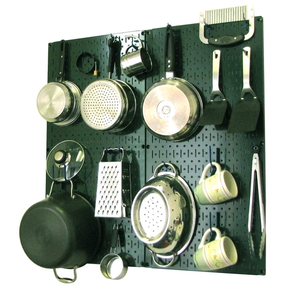 Wall Control Kitchen Pegboard Organizer Pots and Pans Pegboard Pack ...