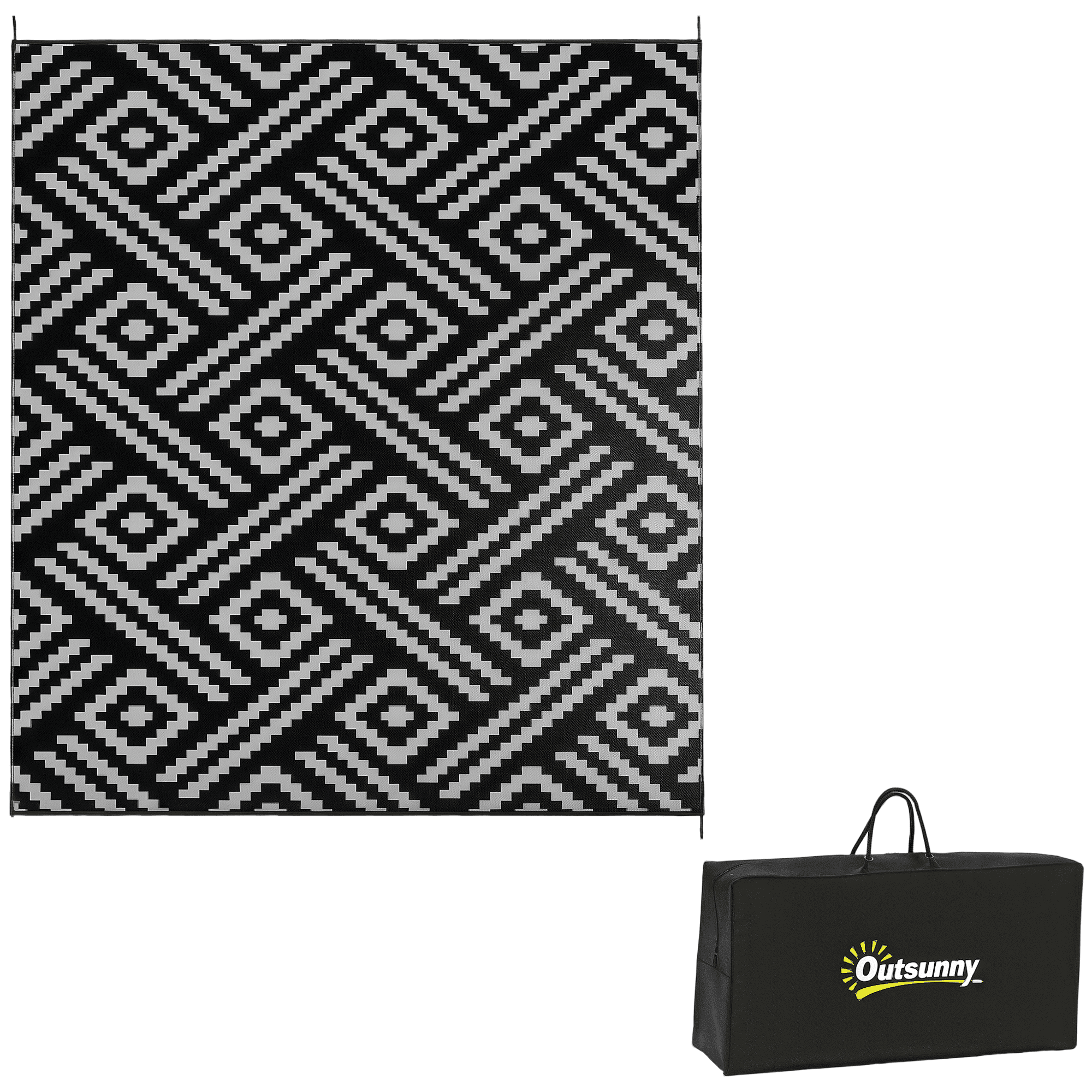 Click here for Outsunny Waterproof Outdoor Rug With Carry Bag  8... prices