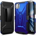 Boost Mobile Celero 5G Phone Case with Tempered Glass Screen Protector ...