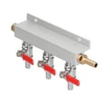 CO2 Distributor Manifold, 3 Way Gas Splitter With Shutoff Valves Check ...