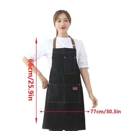 Cowboys Aprons for Men Apron with Front Pockets Blue Black Adjustable ...
