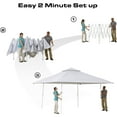 Ozark Trail 14' x 14' Instant Canopy with LED Lighting System - Walmart.com
