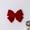 Extra-Large Velvet Christmas Bow - 12" Foldable Door/Wreath Hanging Decor - Walmart.com