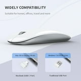 TENMOS Bluetooth Mouse, USB C Rechargeable Wireless Mouse, Triple Mode ...