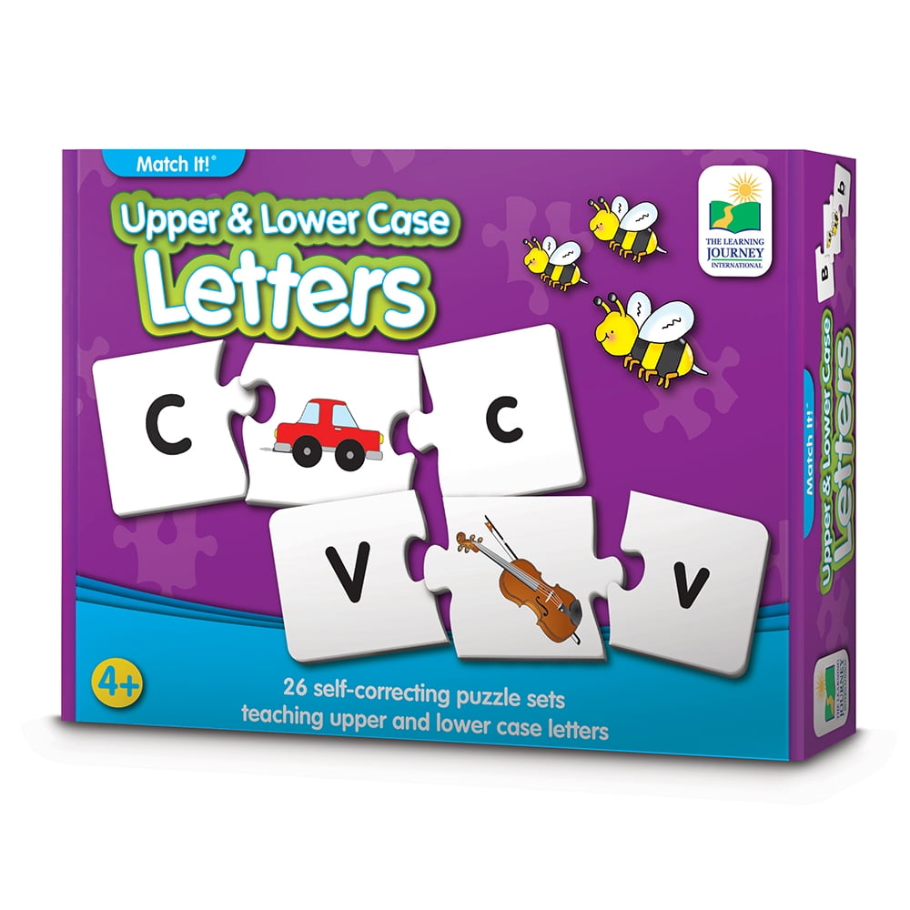 The Learning Journey Match It! Upper and Lower Case Letters - Walmart.com