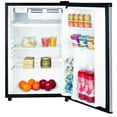 RCA Compact Refrigerator Freezer, 4.5 Cu. Ft. Single Door Mini Fridge ...